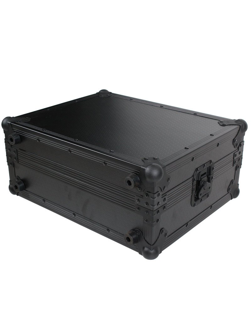ProX Universal Turntable Flight Case with Foam Kit - Black on Black ...