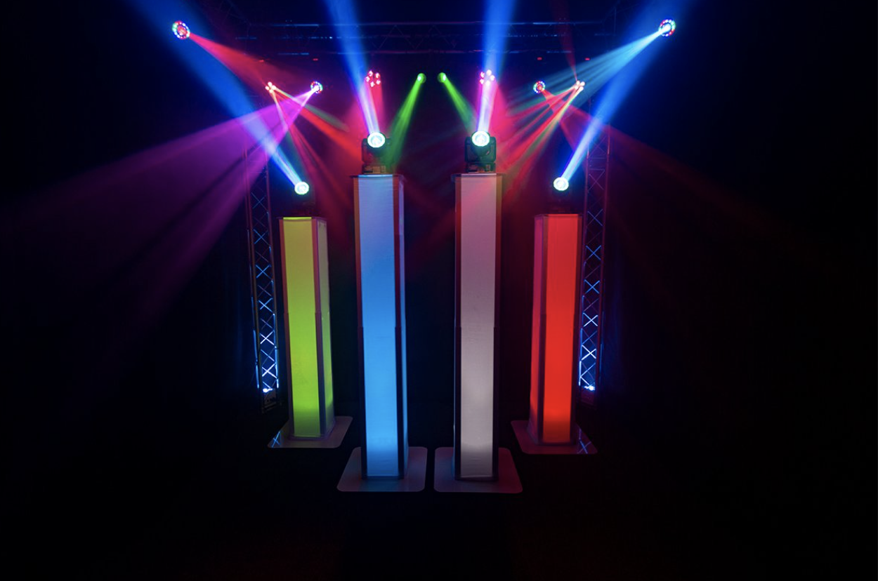 ColorKey LS8 8ft Lighting Podium - Mile High DJ Supply