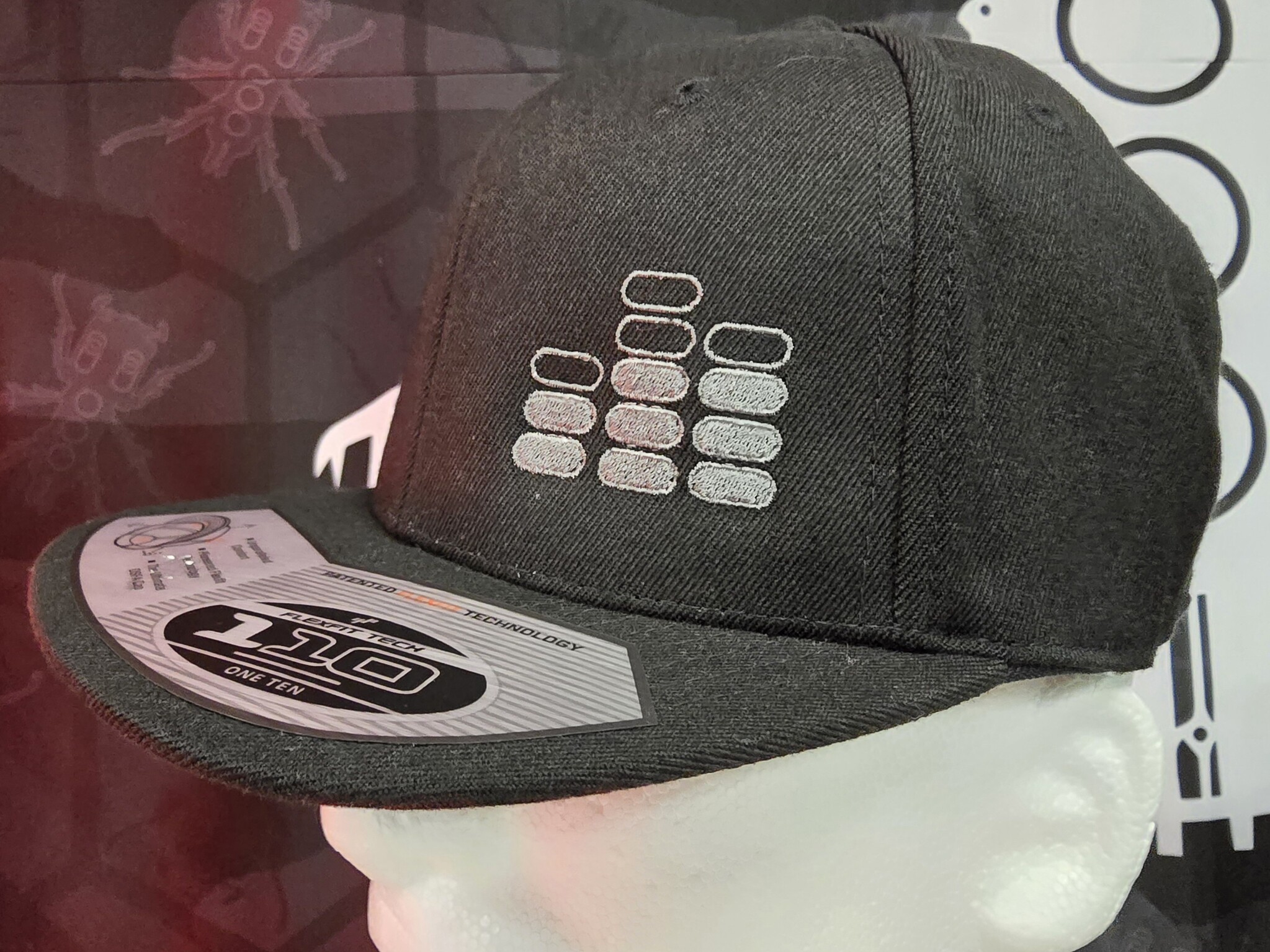 Mile High DJ Supply Black SnapBack Cap with Grey Logo - Mile High DJ Supply