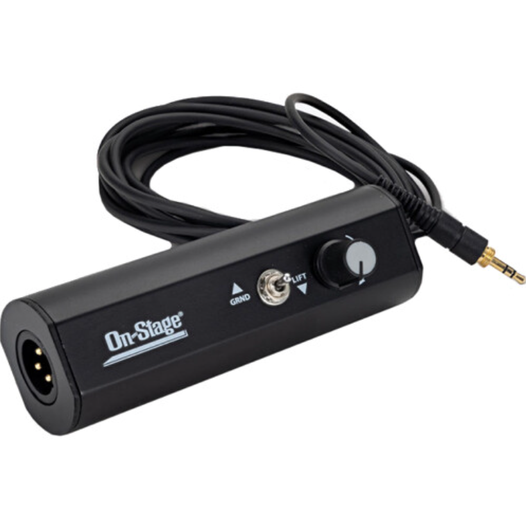 On-Stage DB100 Passive Laptop Direct Box - Mile High DJ Supply