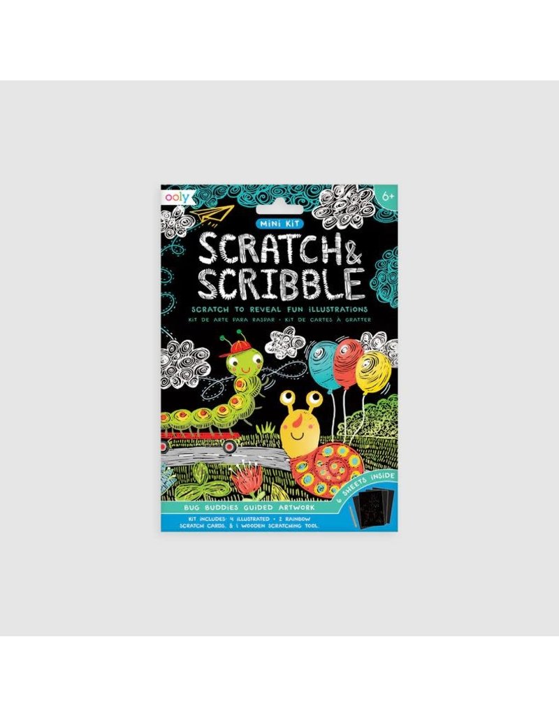 Ooly Mini Scratch and Scribble Art Kit - The Circle & The Circle Kids