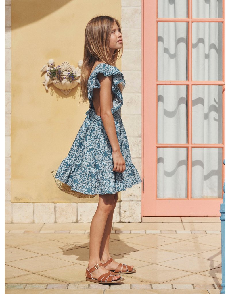 Huxbaby Daisy Ruffle Pinafore Dress - The Circle & The Circle Kids