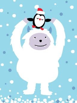 Holiday Yeti Card - The Circle & The Circle Kids Whistler