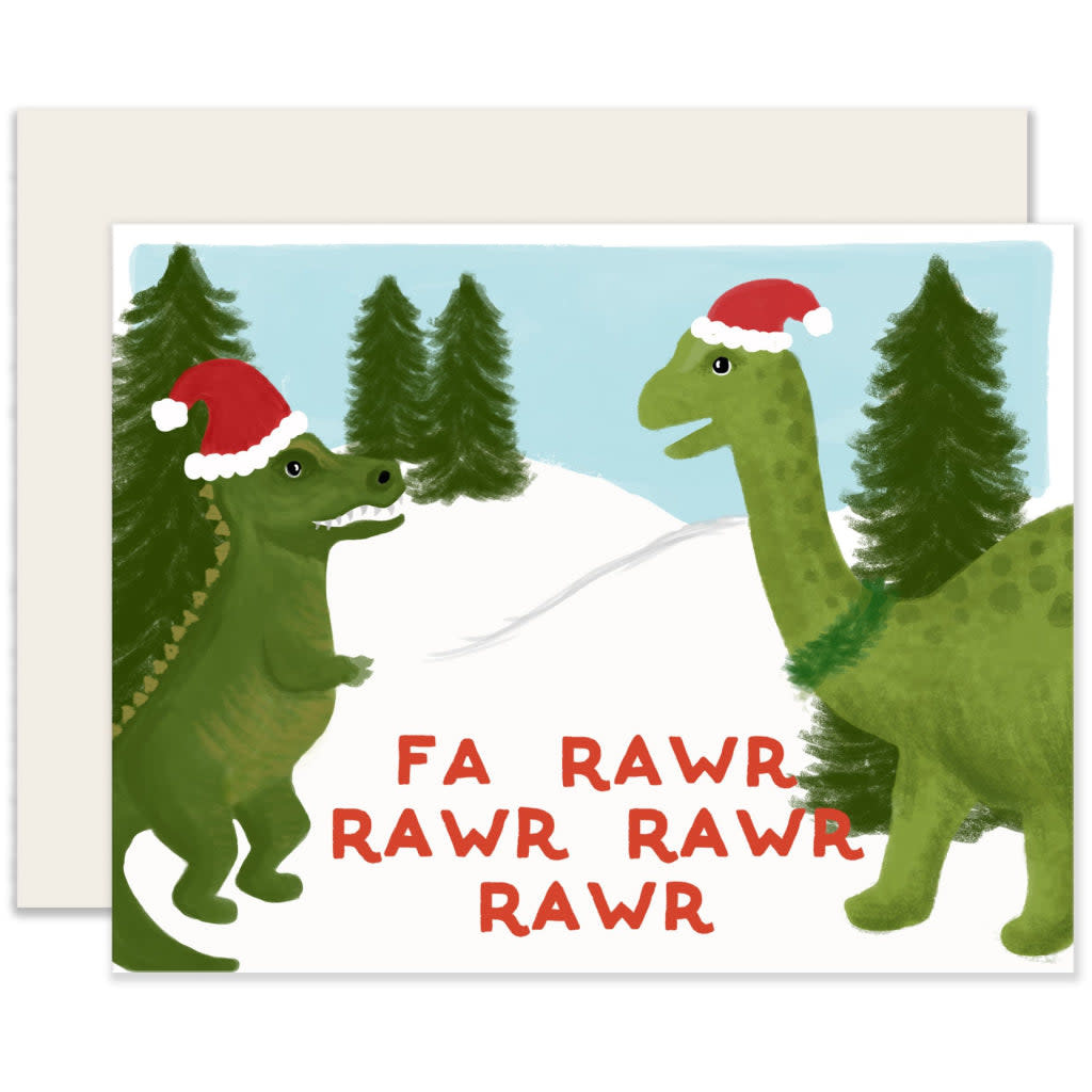 Fa Rawr Rawr Dinosaur Card - The Circle & The Circle Kids Whistler