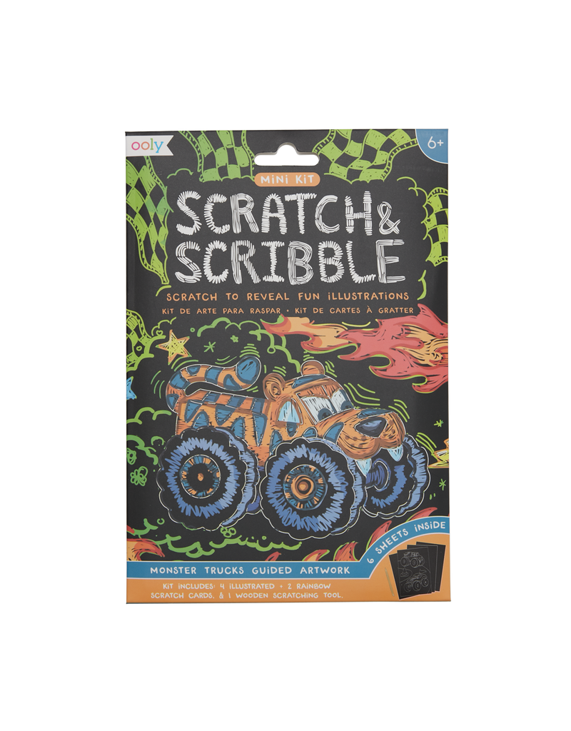 Ooly Mini Scratch and Scribble Art Kit - The Circle & The Circle Kids