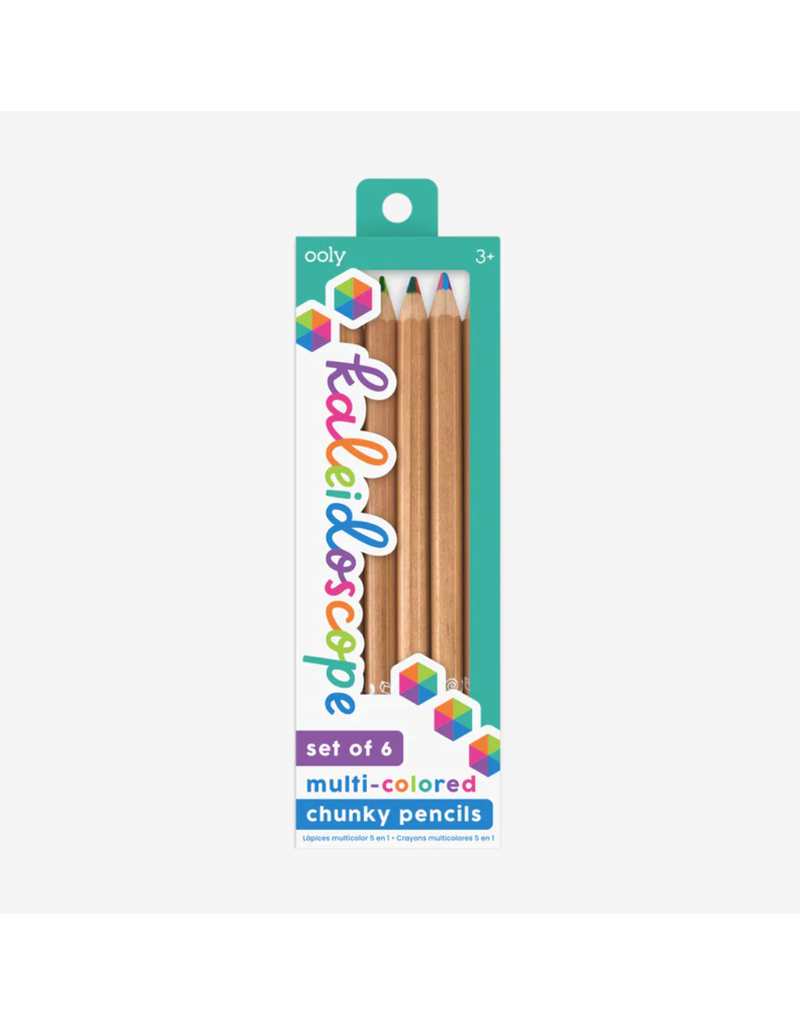 Ooly kaleidoscope multi-colored pencils - set of 6 - The Circle & The ...