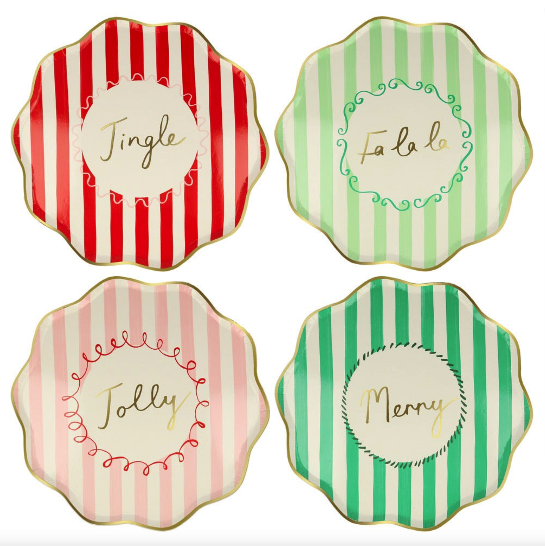 Striped Dinner Plates - The Circle & The Circle Kids Whistler