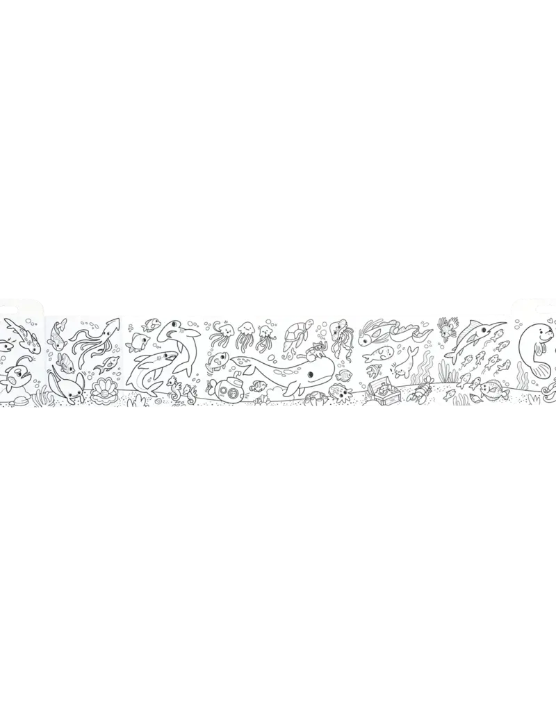 Color-A-Looong Fold Out Kids Coloring Book - The Circle & The Circle ...