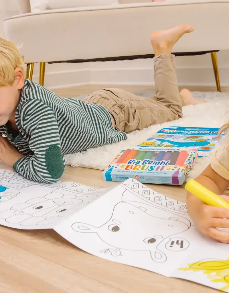 Color-A-Looong Fold Out Kids Coloring Book - The Circle & The Circle ...