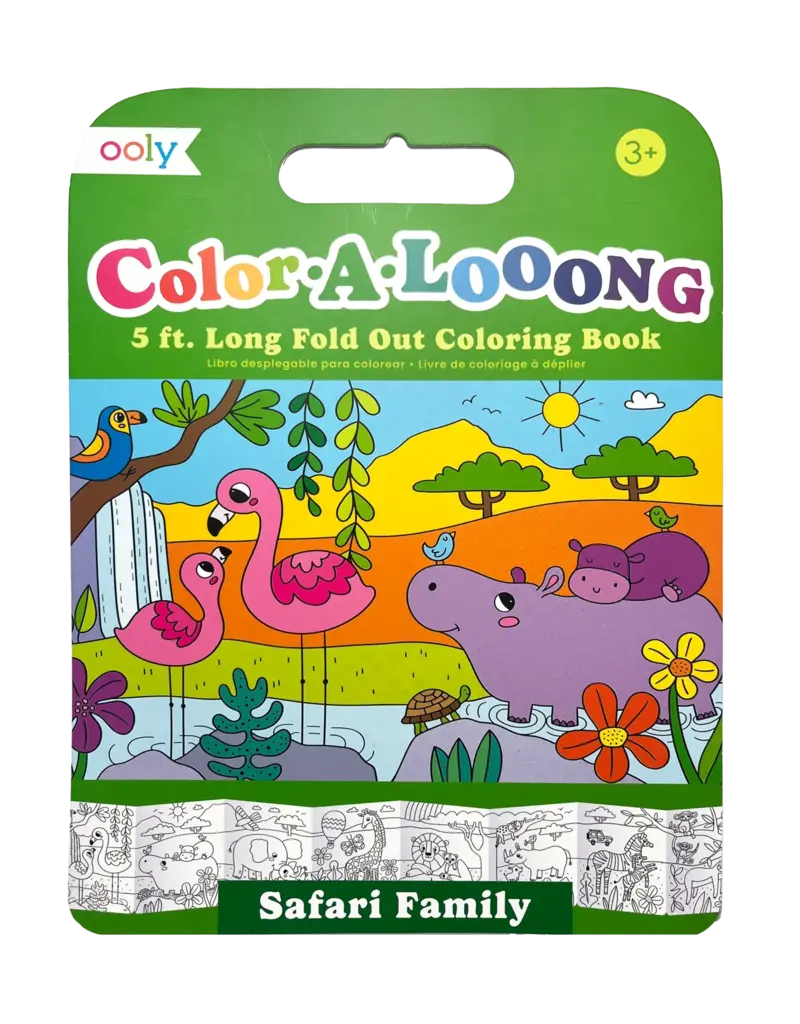 Color-A-Looong Fold Out Kids Coloring Book - The Circle & The Circle ...