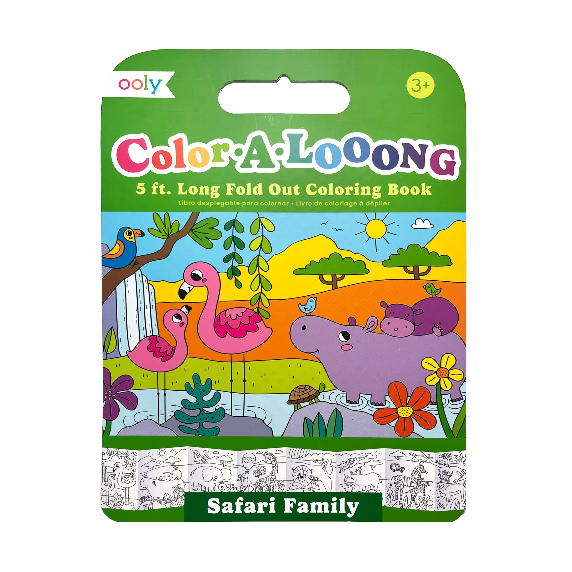 Color-A-Looong Fold Out Kids Coloring Book - The Circle & The Circle ...