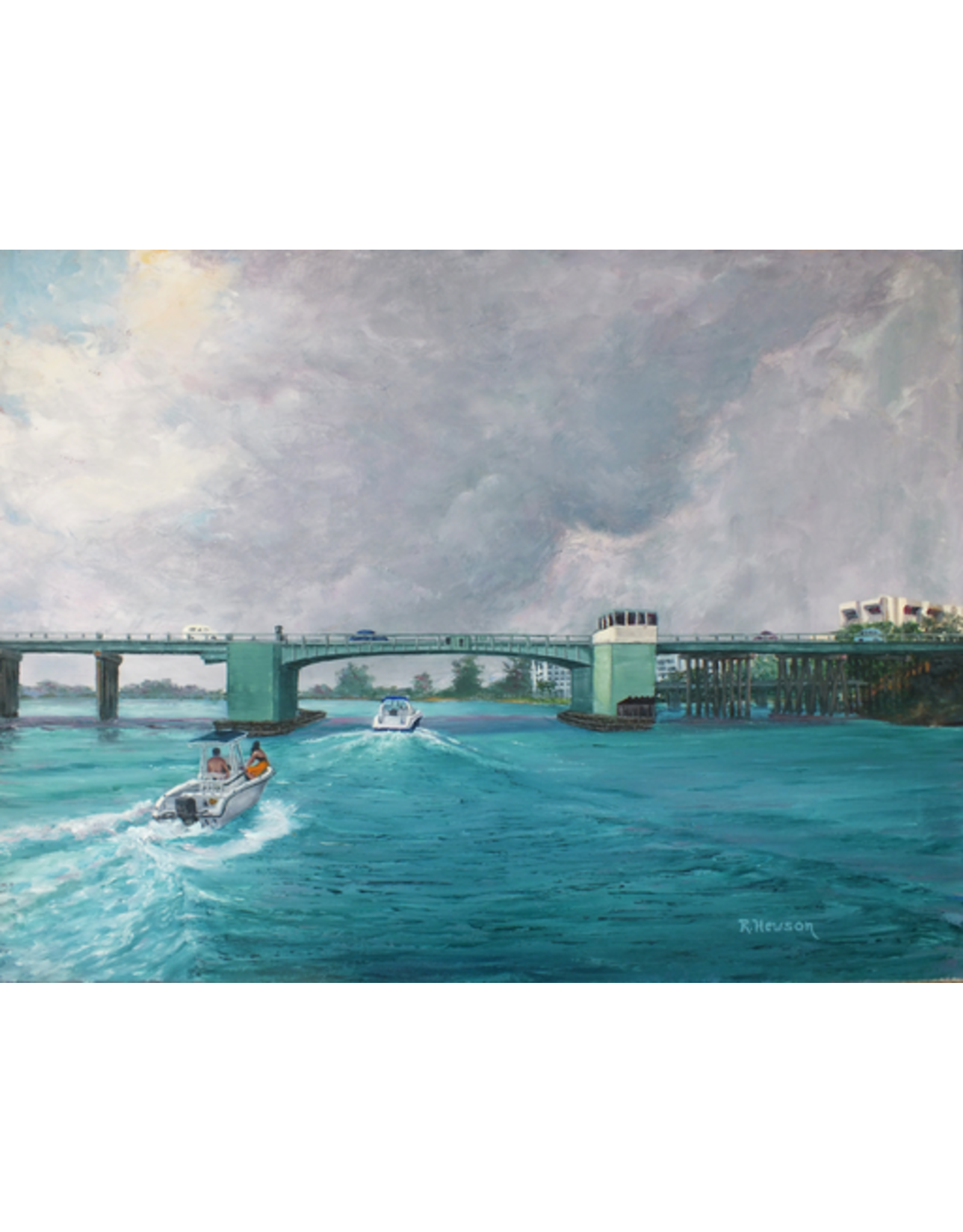 Outrunning The Tempest Jupiter (Print, Matted, 11x14) - Rare Earth Gallery