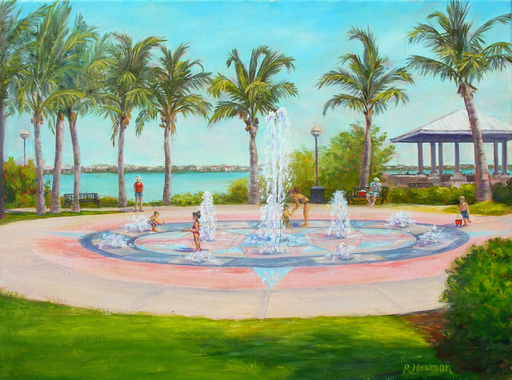 Fountains of Fun, Indian Riverside Park (Print, Matted,11x14) - Rare ...
