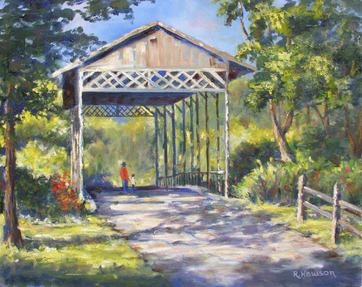 Floridian Covered Bridge (Print, Matted, 11x14) - Rare Earth Gallery