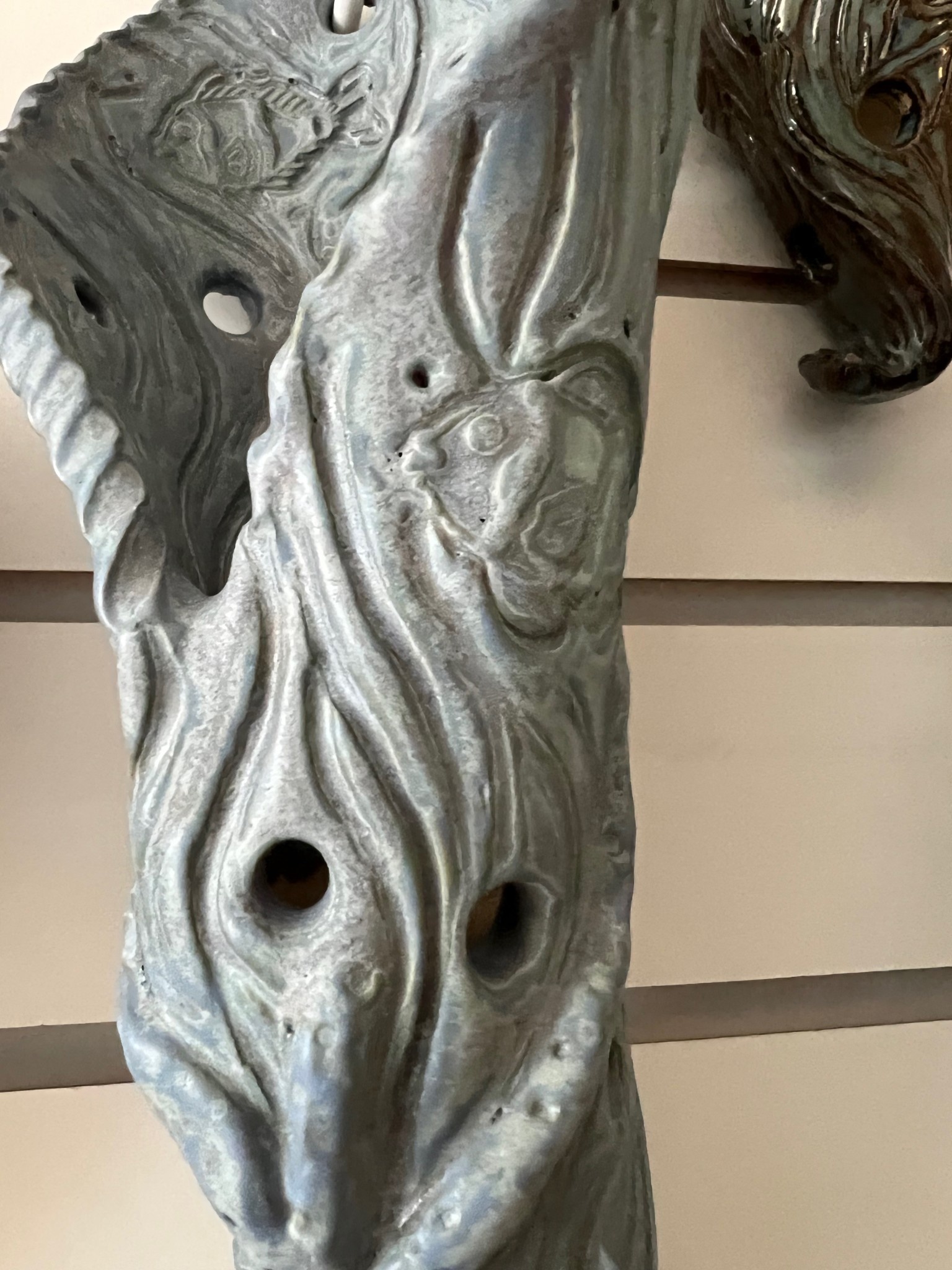 ORCHID POD, Blue Surf glaze, ALLS - Rare Earth Gallery