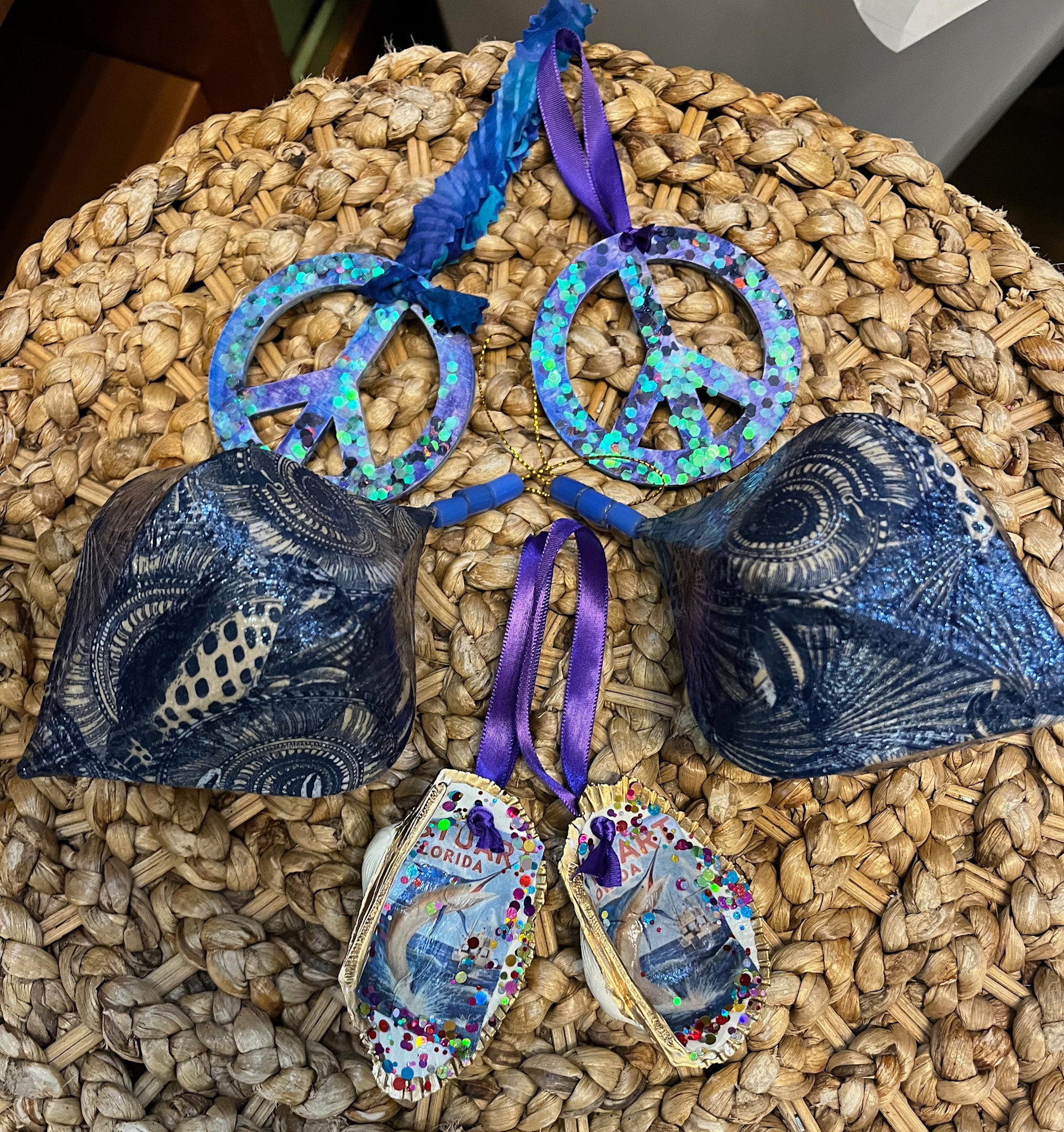 Ornament, Peace Sign, PAMM - Rare Earth Gallery