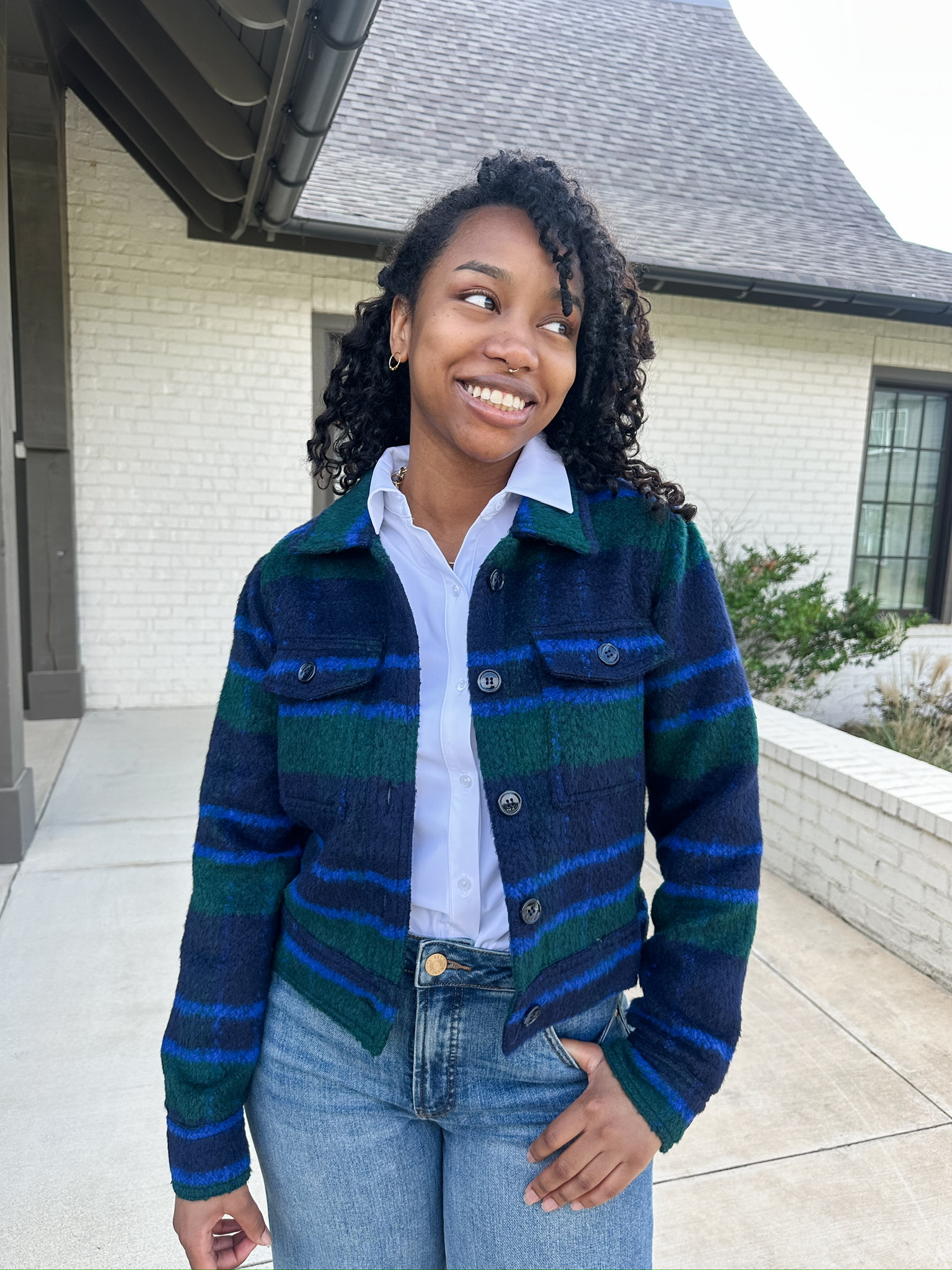 PATCH POCKET JACKET - Dear Prudence Shops