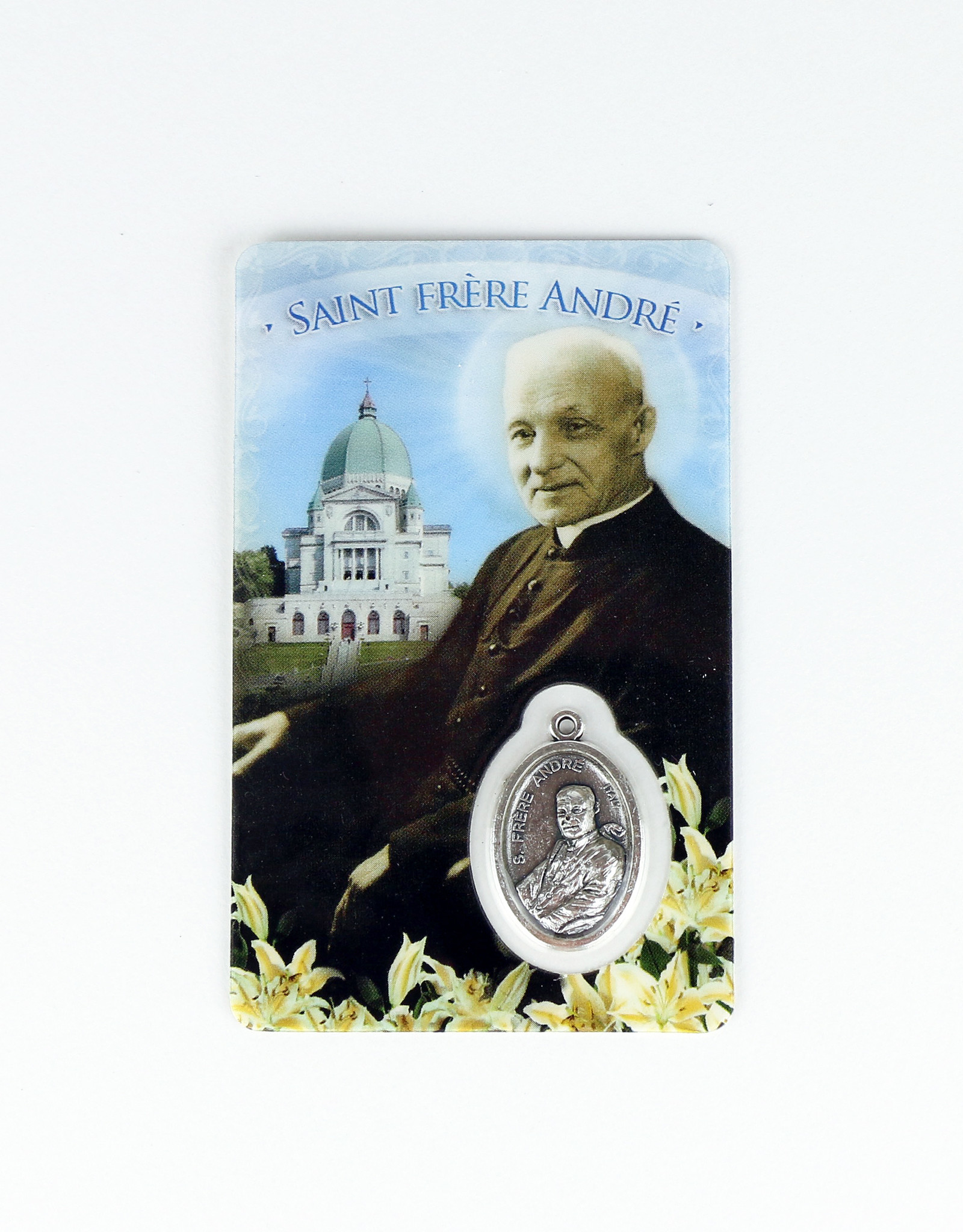 Carte médaille saint frère André - L'Oratoire Saint-Joseph