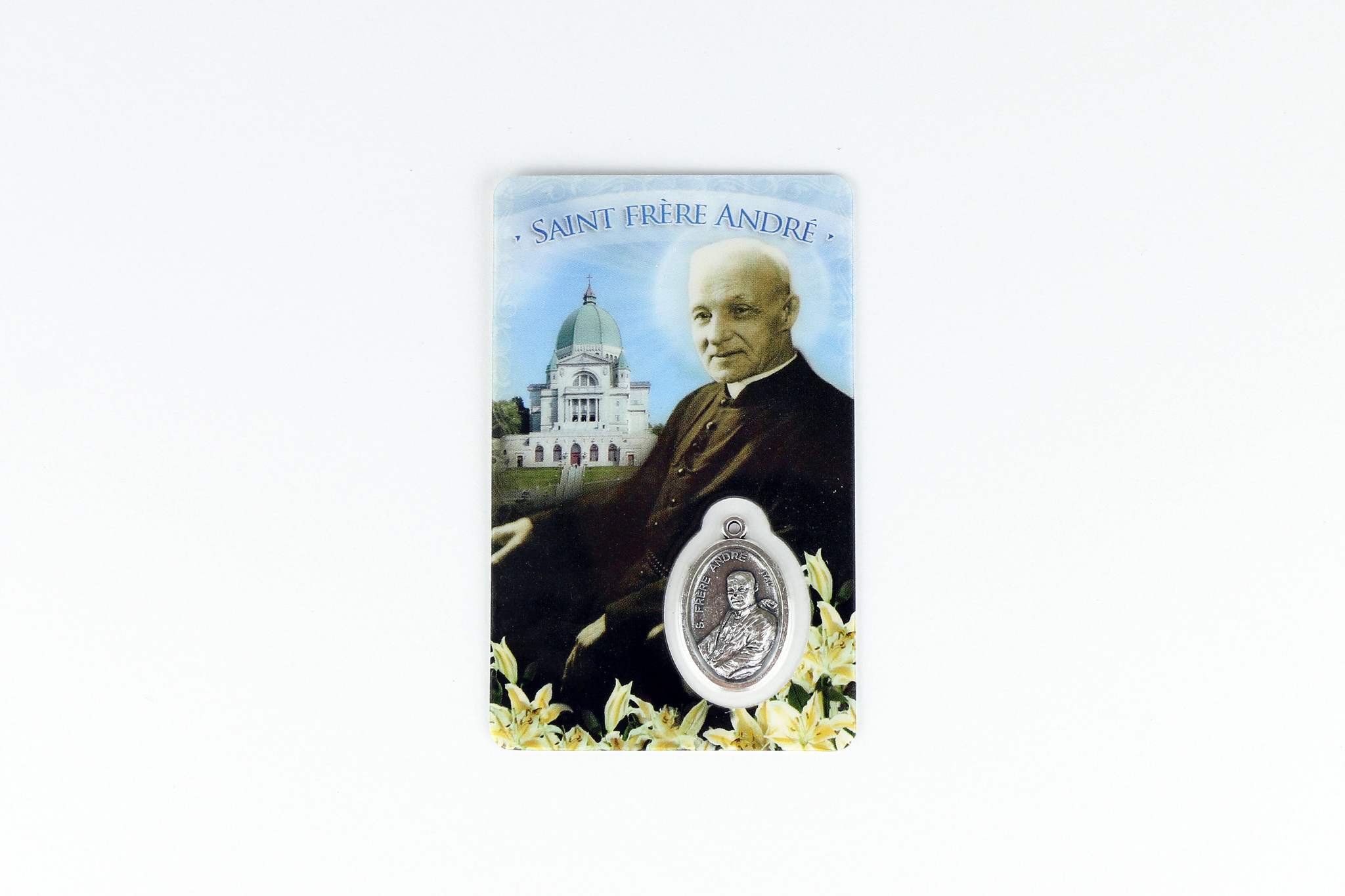Saint Brother André medal card (french) - Gift Shop - Saint Joseph’s ...