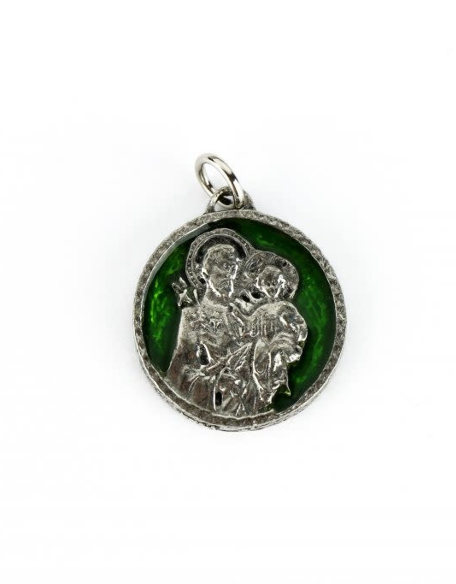 Medal Saint Joseph and Oratory white or green | Saint Joseph's Oratory ...