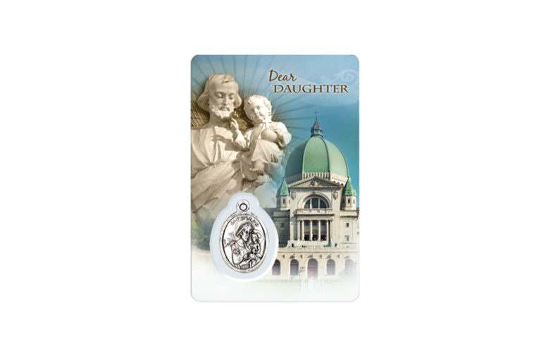 Family medal card of Saint Joseph and the Oratory - Gift Shop - Saint ...
