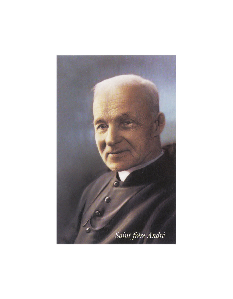 Image de Saint frère André avec prière | L'Oratoire Saint-Joseph - L ...