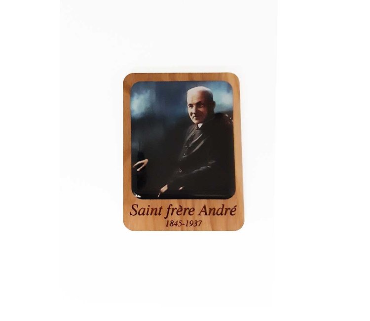 Saint Brother André wooden magnet (color) - Gift Shop - Saint Joseph’s ...