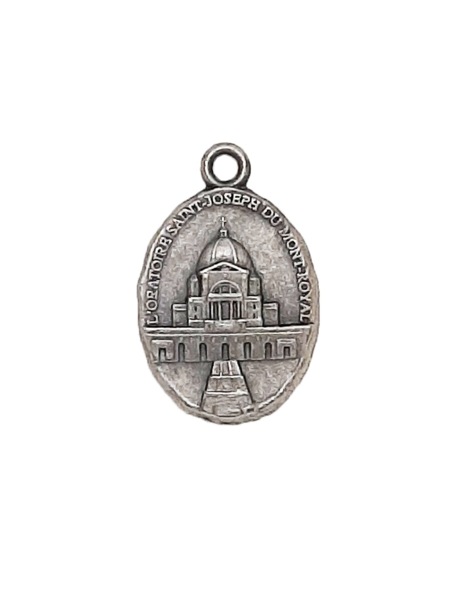 Silver colored medal of Saint Brother André - Gift Shop - Saint Joseph ...