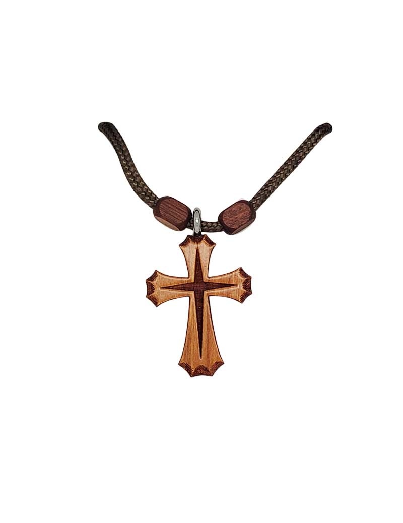Wooden cross pendant on a rope - Gift Shop - Saint Joseph’s Oratory of ...