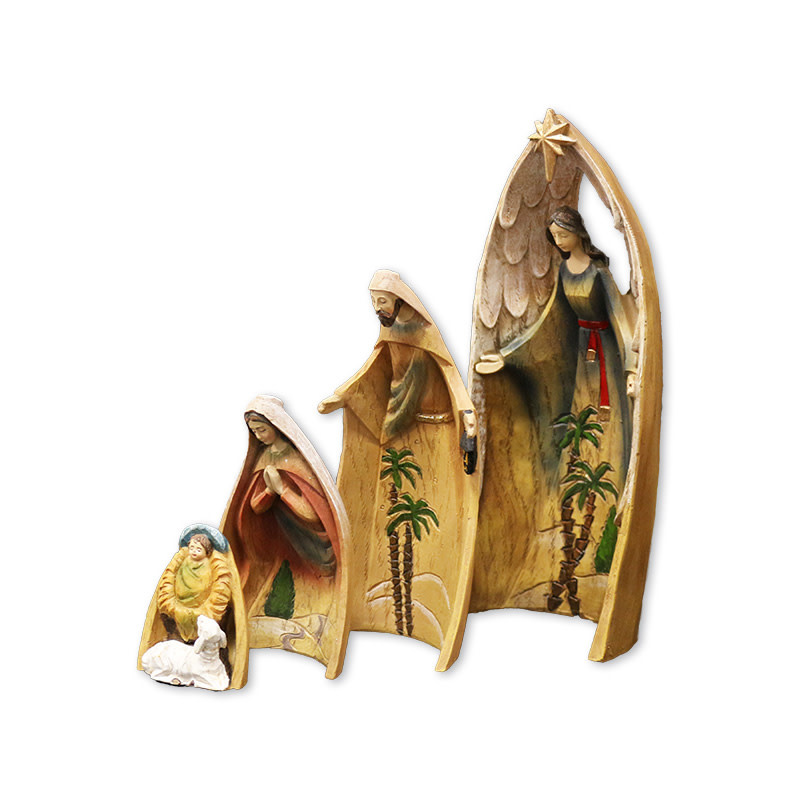 Nativity 4 pieces - Gift Shop - Saint Joseph’s Oratory of Mount-Royal