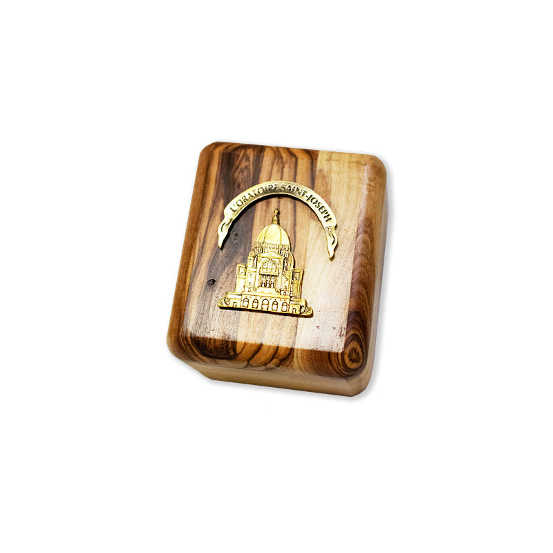 Olive wood box with Saint Joseph's Oratory logo - Gift Shop - Saint ...
