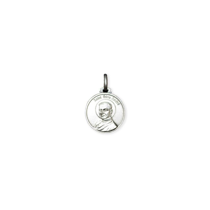 Small medal of Saint Brother André in silver 925 - Gift Shop - Saint ...