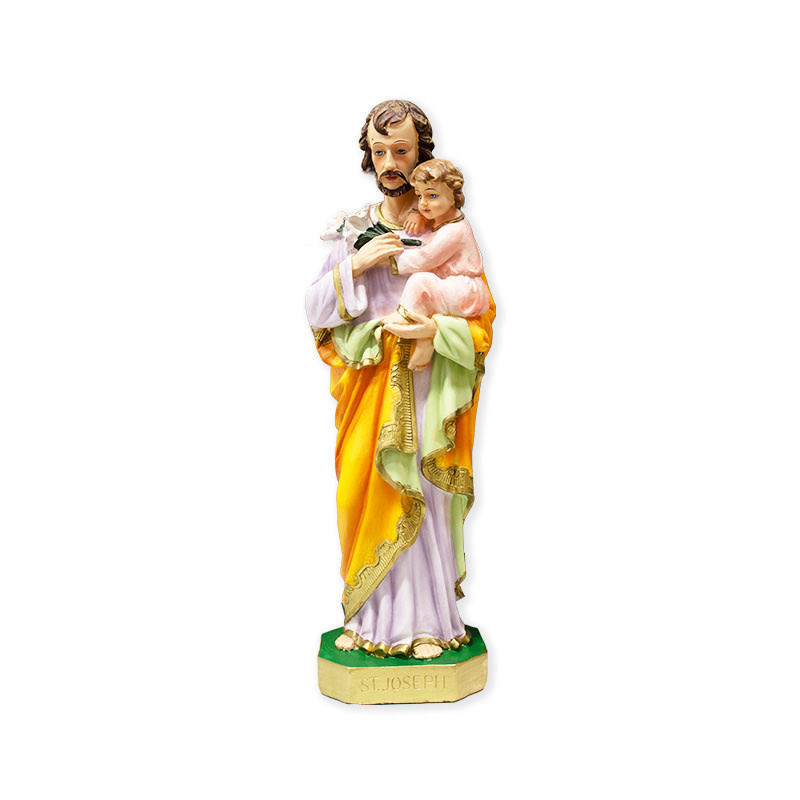 Statue Saint Joseph et enfant - L'Oratoire Saint-Joseph