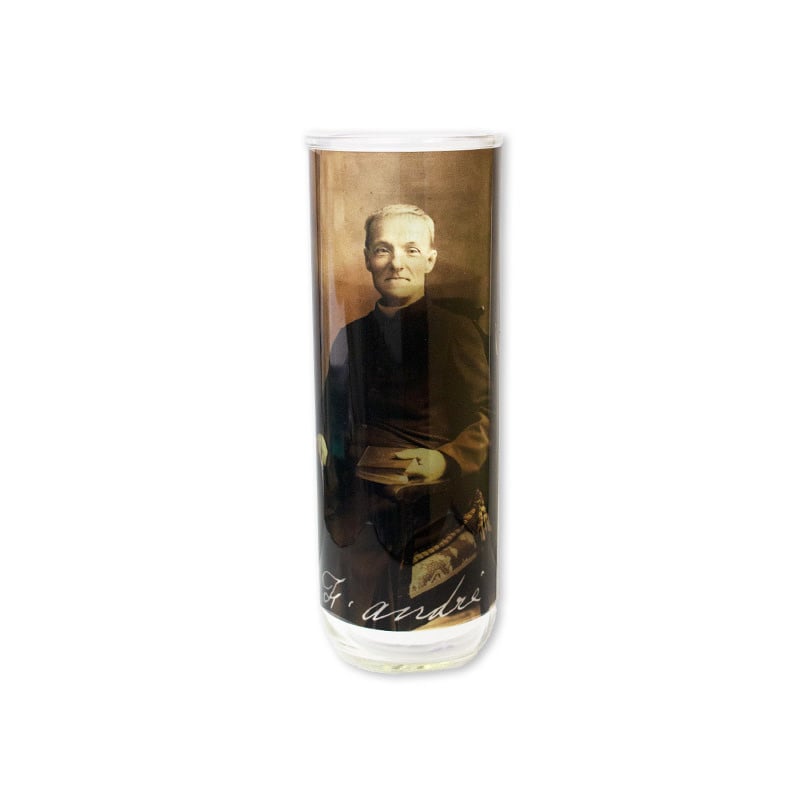 Saint Brother André glass candle holder (exclusive to the Oratory ...