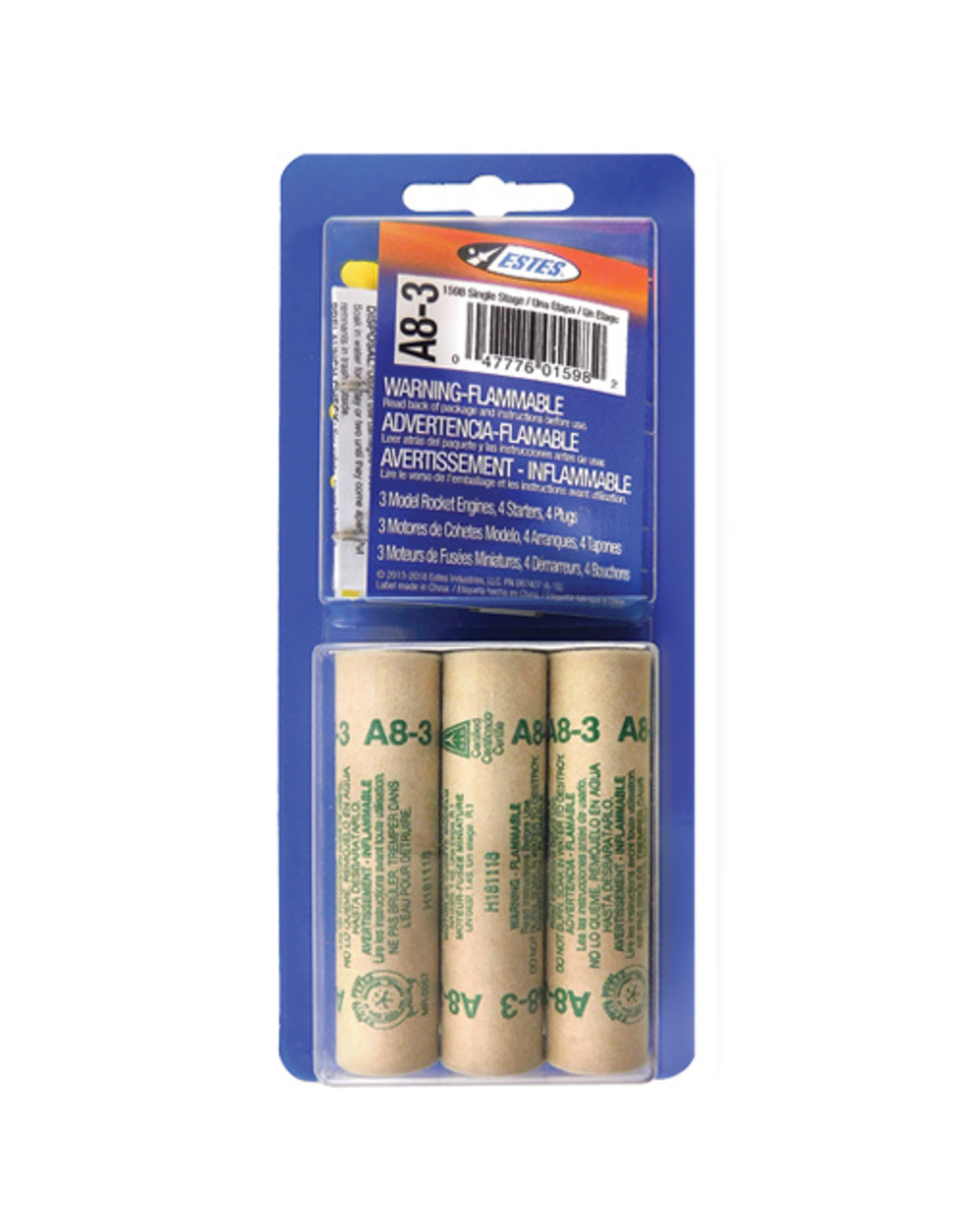 Estes A8-3 Standard Engine - 1598 - Hub Hobby