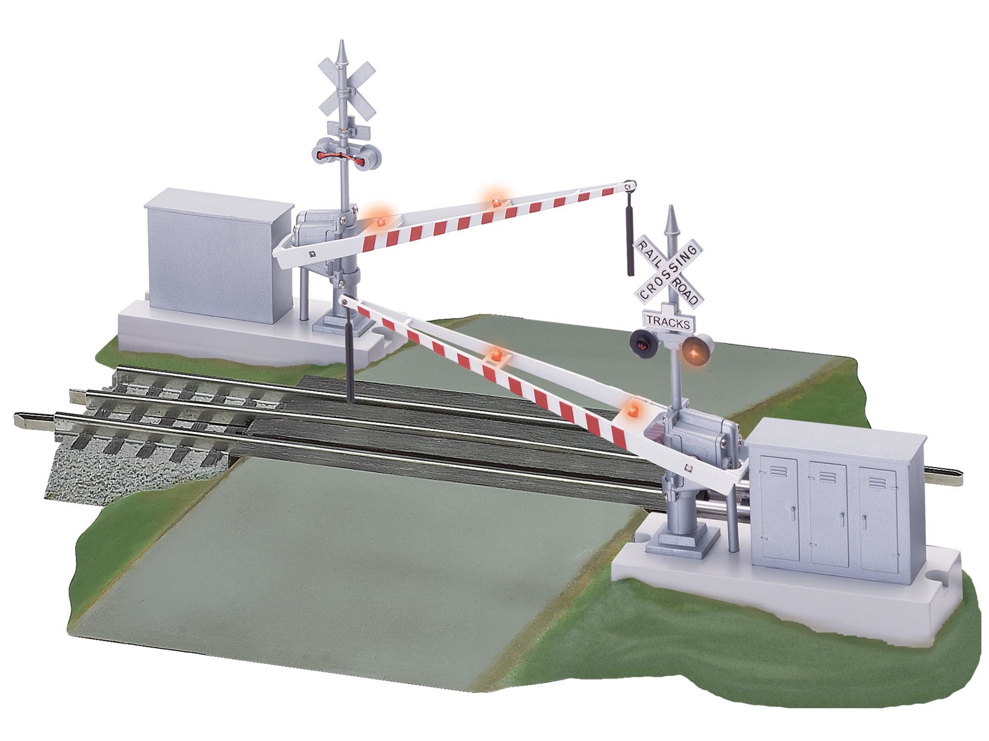 FasTrack Grade Crossing with Gates and Flashers - Hub Hobby