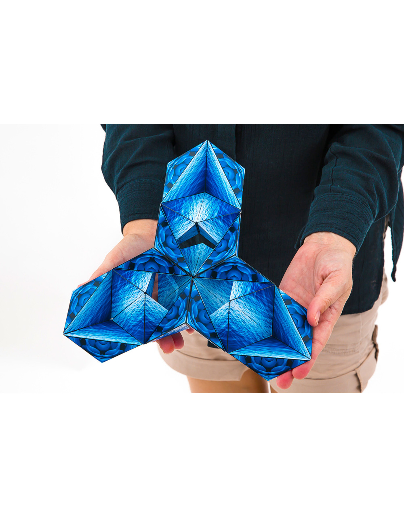 Shashibo Shape Shifting Box- Blue Planet - Hub Hobby