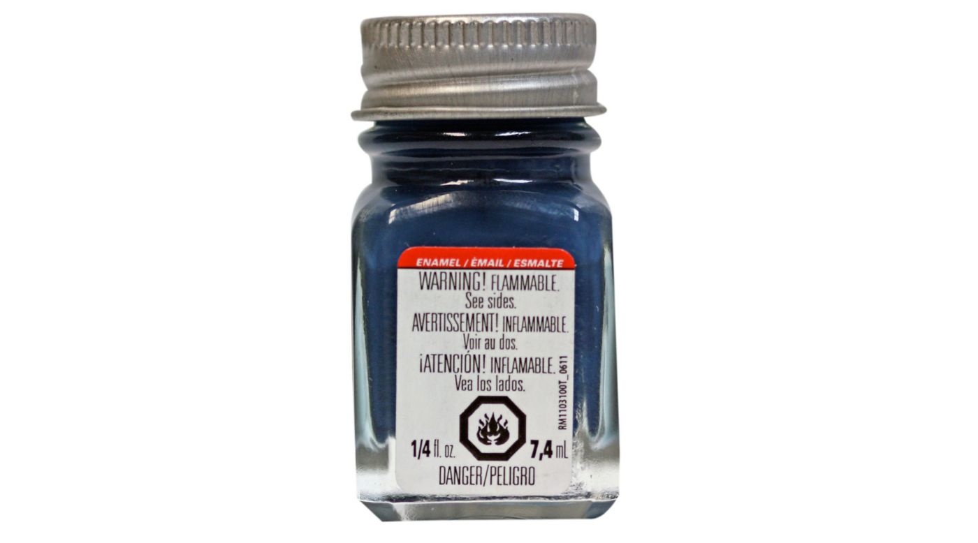 1172TT - Enamel 1/4 oz - Flat Sea Blue - Hub Hobby