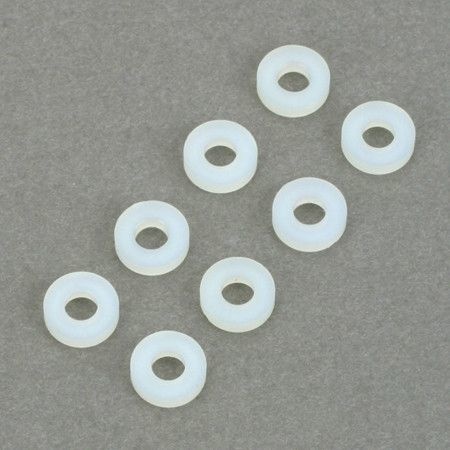 635 - Flat Nylon Washers #4 - Hub Hobby