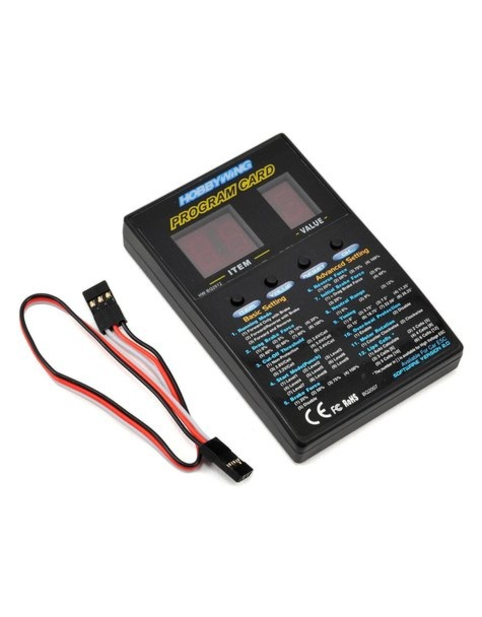 Hobbywing EZRun 18A Sensorless Brushless ESC/Motor Combo (12.0T/7800kV ...