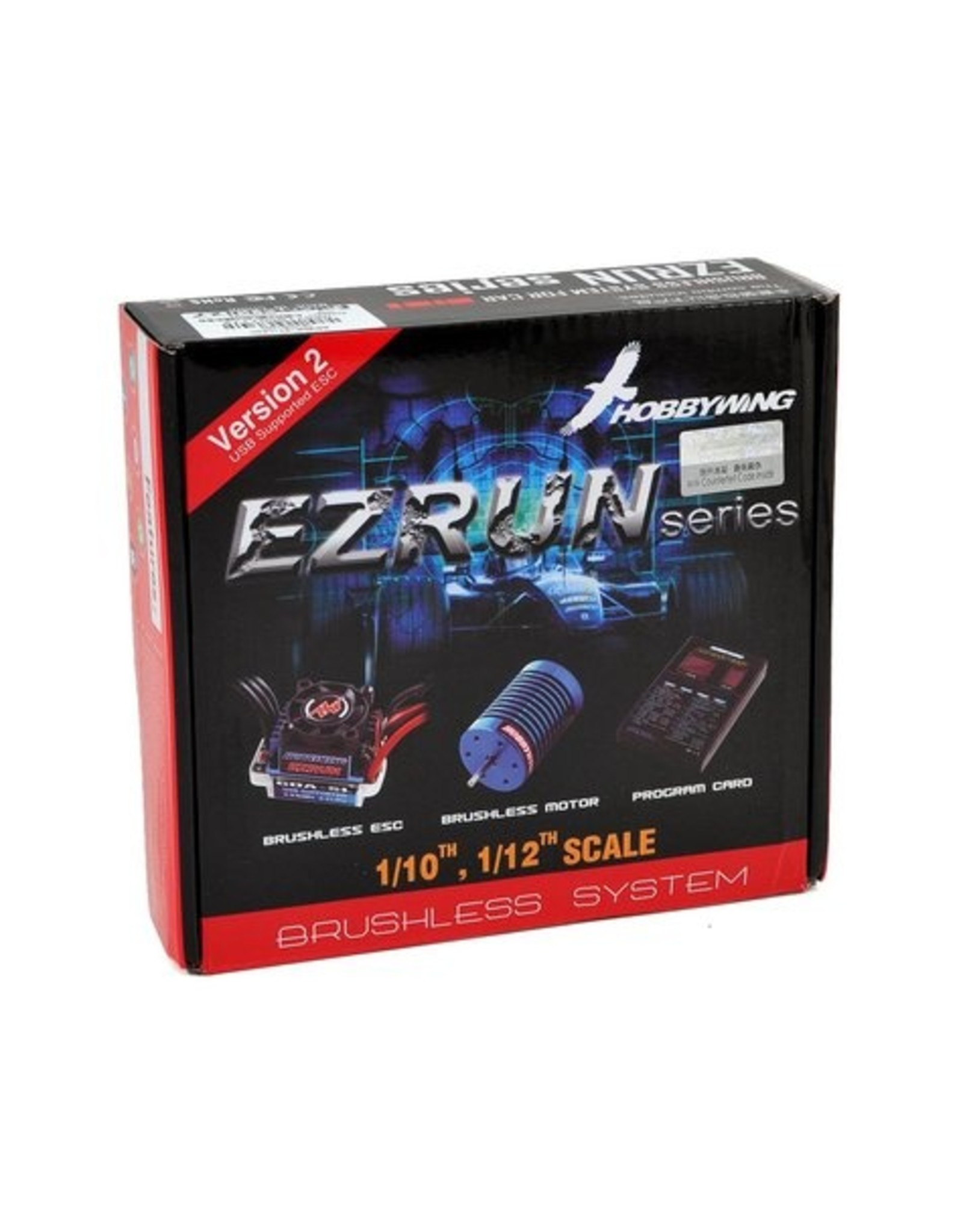 Hobbywing EZRun 18A Sensorless Brushless ESC/Motor Combo (12.0T/7800kV ...