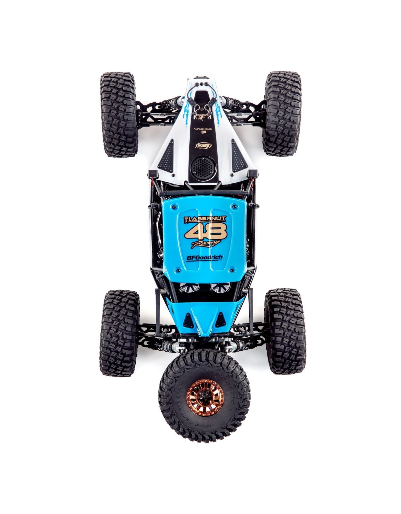 LOS03028T1 - 1/10 Lasernut U4 4WD Brushless RTR with Smart ESC - Blue ...