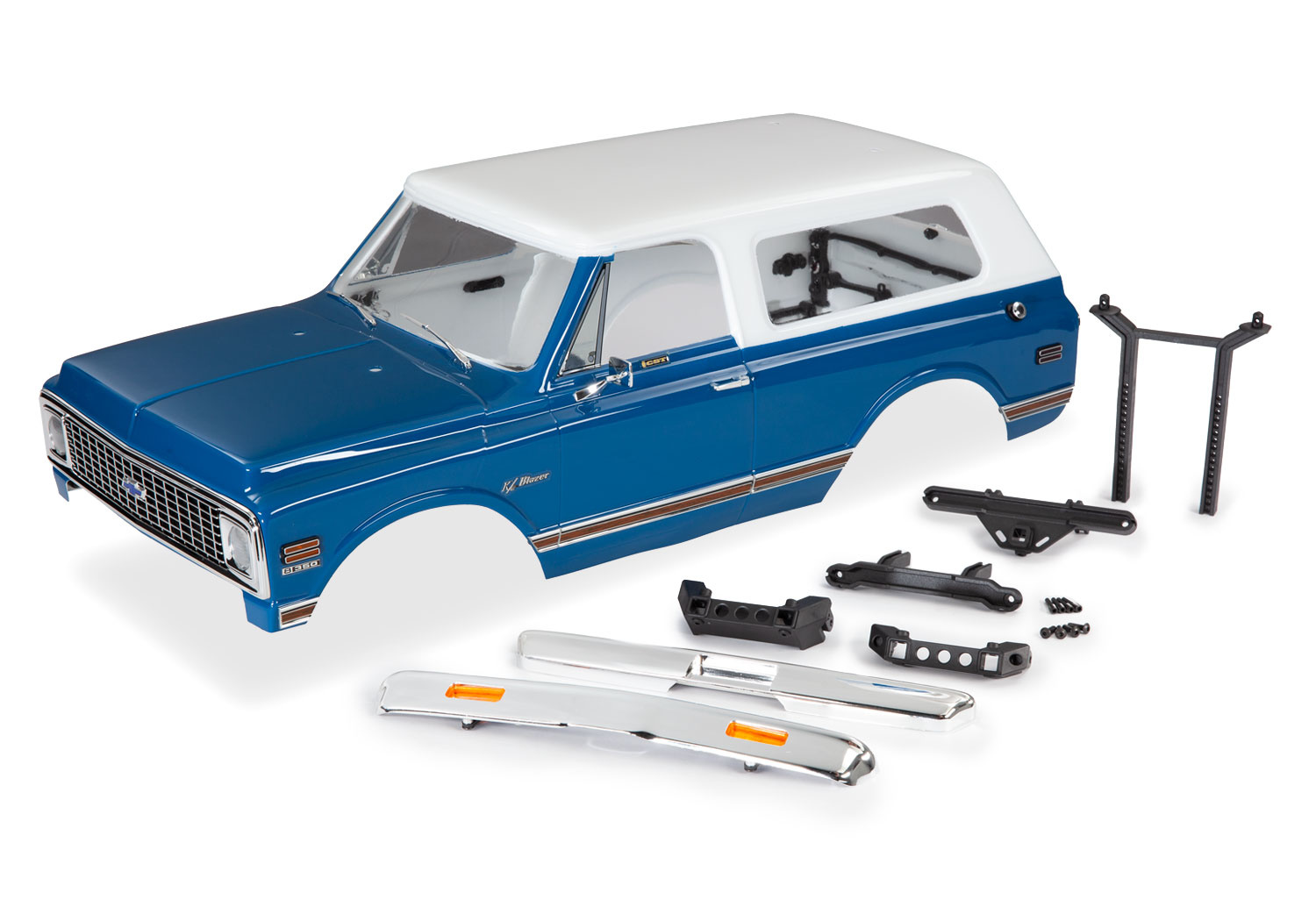 9111X - '72 Chevrolet Blazer Body Complete Kit - Blue - Hub Hobby