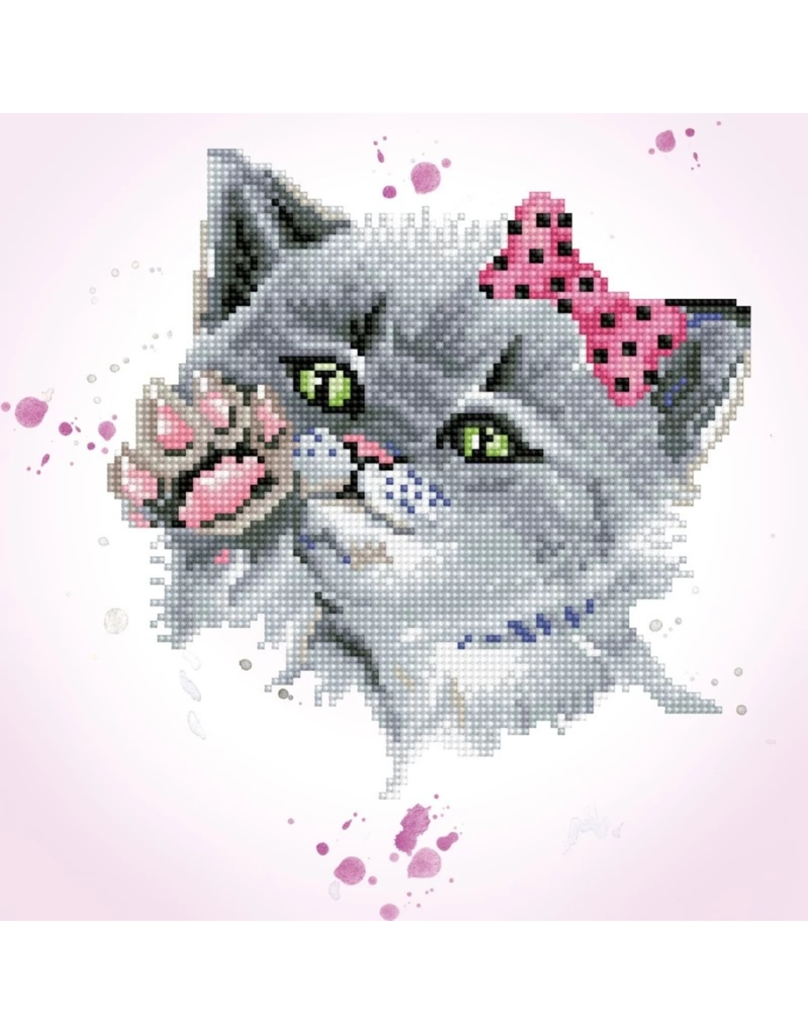 Diamond Dotz - Eye Spy Kitty - Facet Art Kit - Hub Hobby