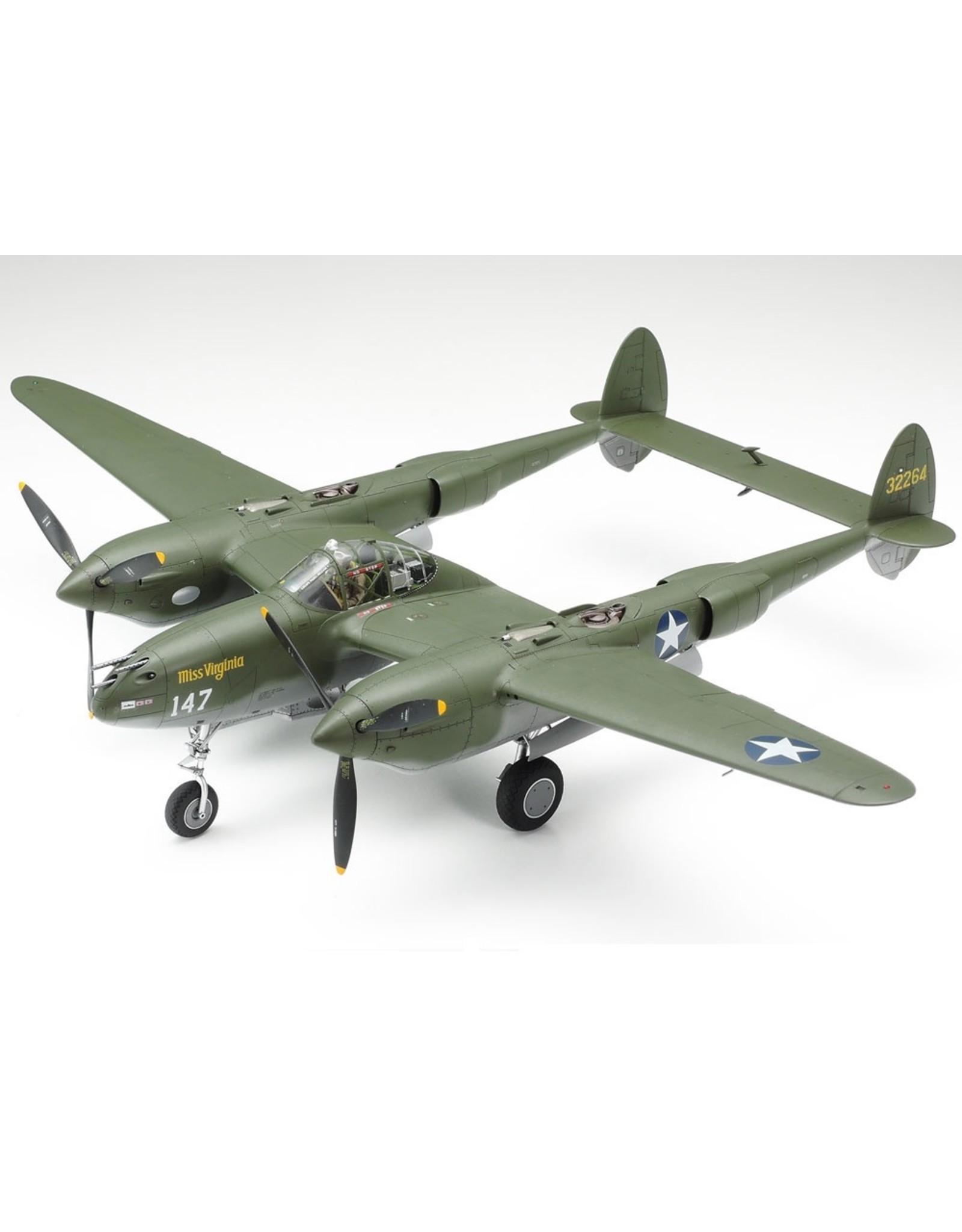 Tamiya 61120 - 1/48 Lockheed P-38 F/G Lightning Model Kit - Hub Hobby