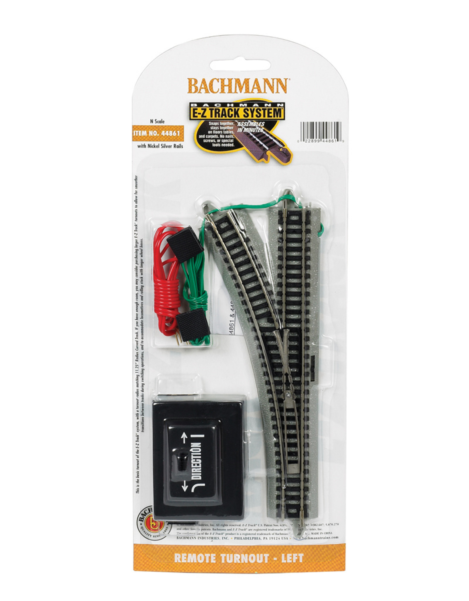 Bachmann 44861 - Remote Turnout - Left - N Scale EZ Track - Hub Hobby