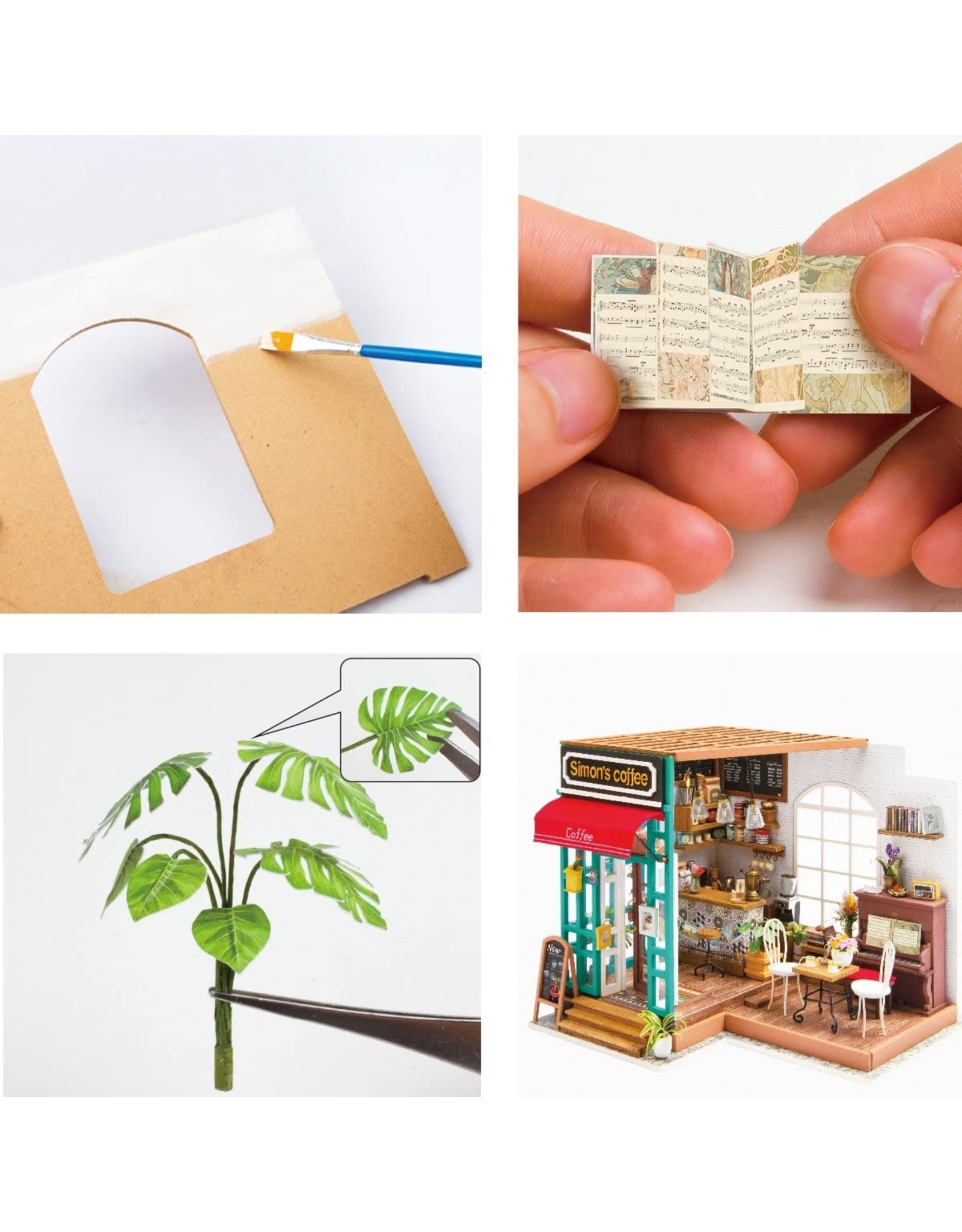 Hands Craft - Simon's Coffee DIY Miniature - Hub Hobby