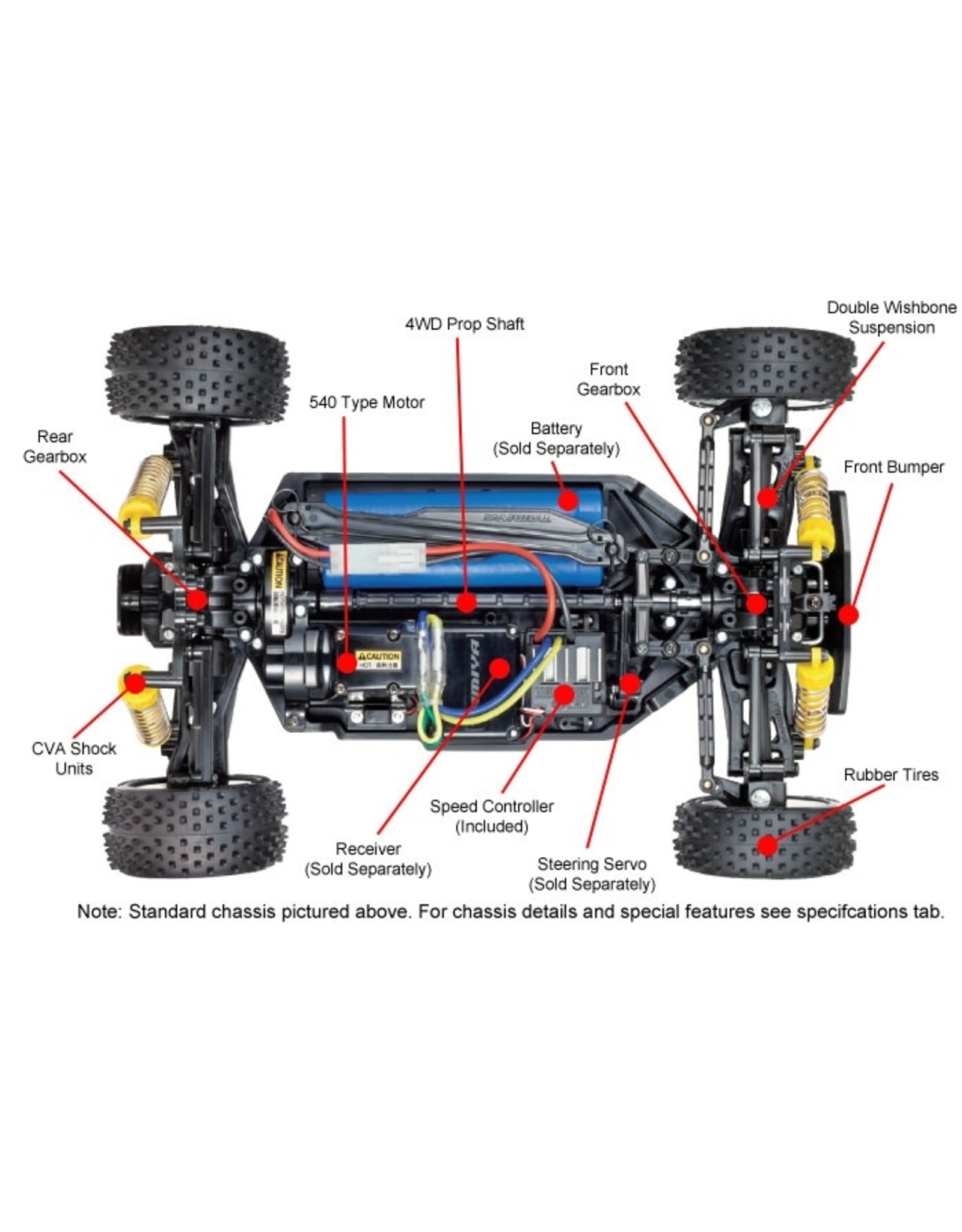Tamiya 58568 - 1/10 Neo Scorcher - TT-02B Chassis Kit - Hub Hobby