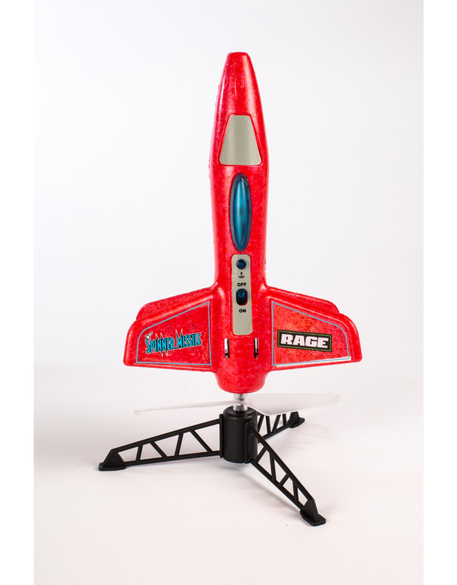 Rage RC 4130R - Spinner Missile Electric Free-Flight Rocket - Red - Hub ...