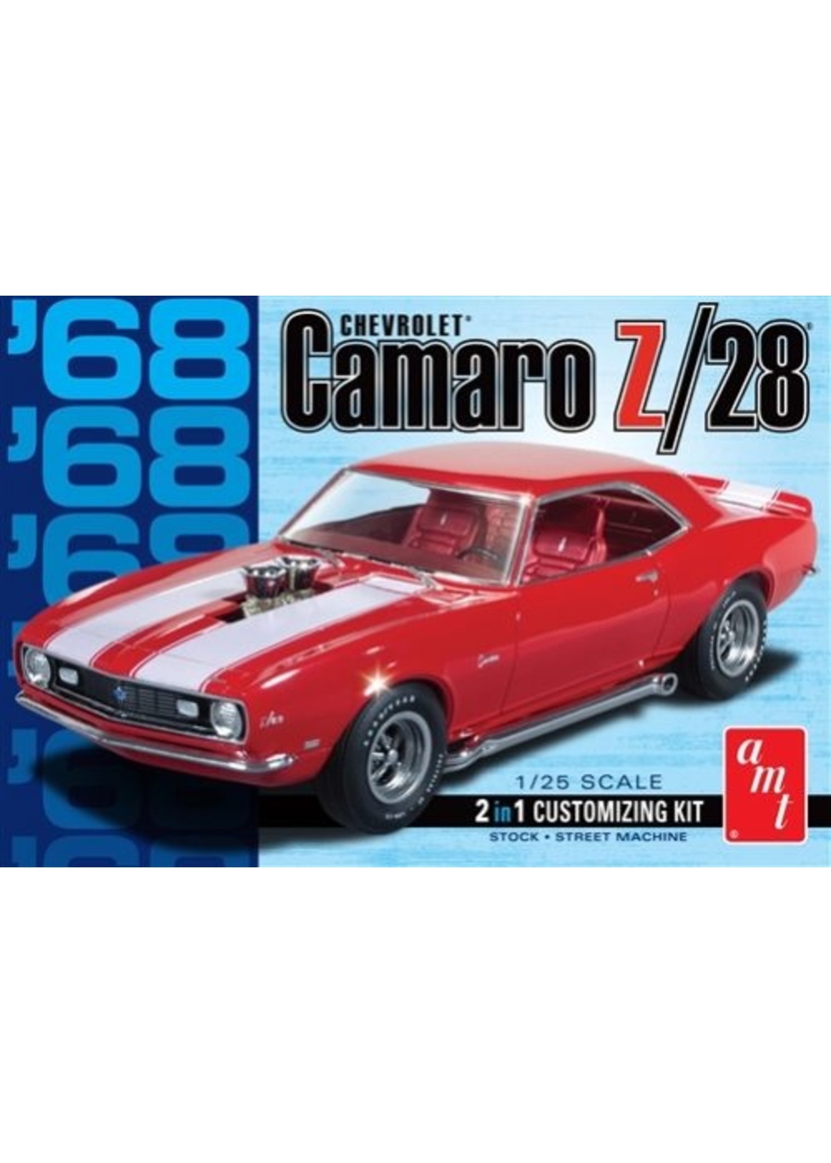 Model Car AMT 1968 Chevy Camaro Z/28 1:25 Scale Model Kit - Classic ...